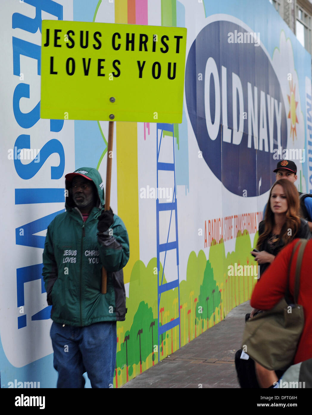 Jesus loves you sign hi-res stock photography and images - Alamy