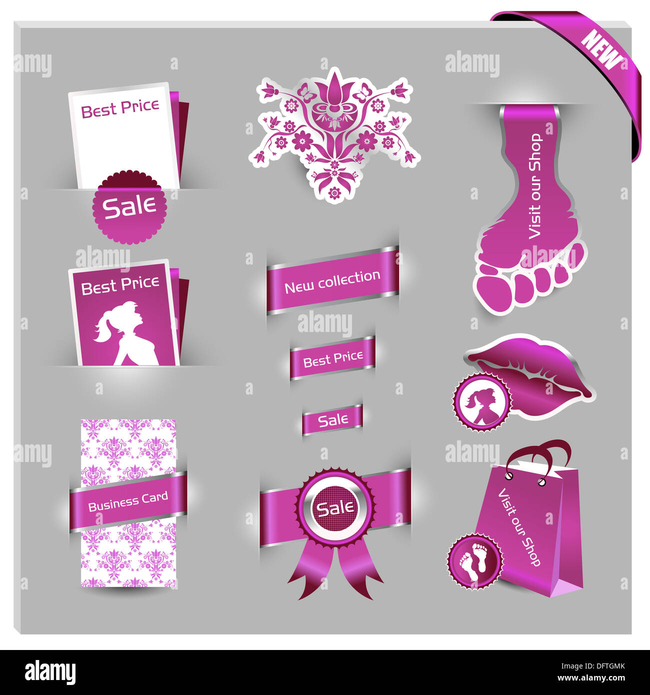 Set of women hi-res stock photography and images - Alamy