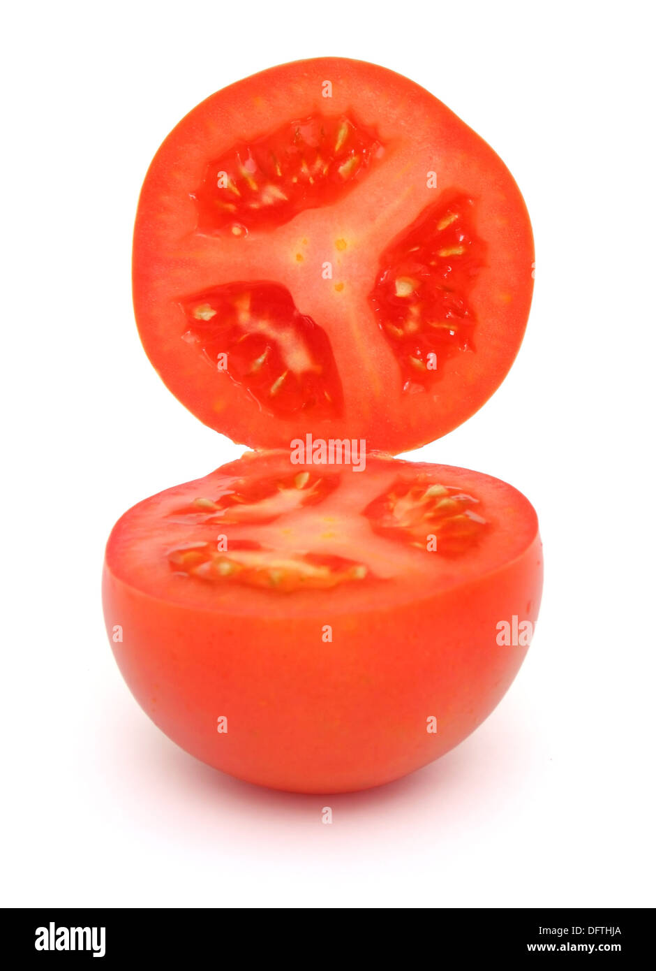 The interior of a fresh tomato Stock Photo - Alamy