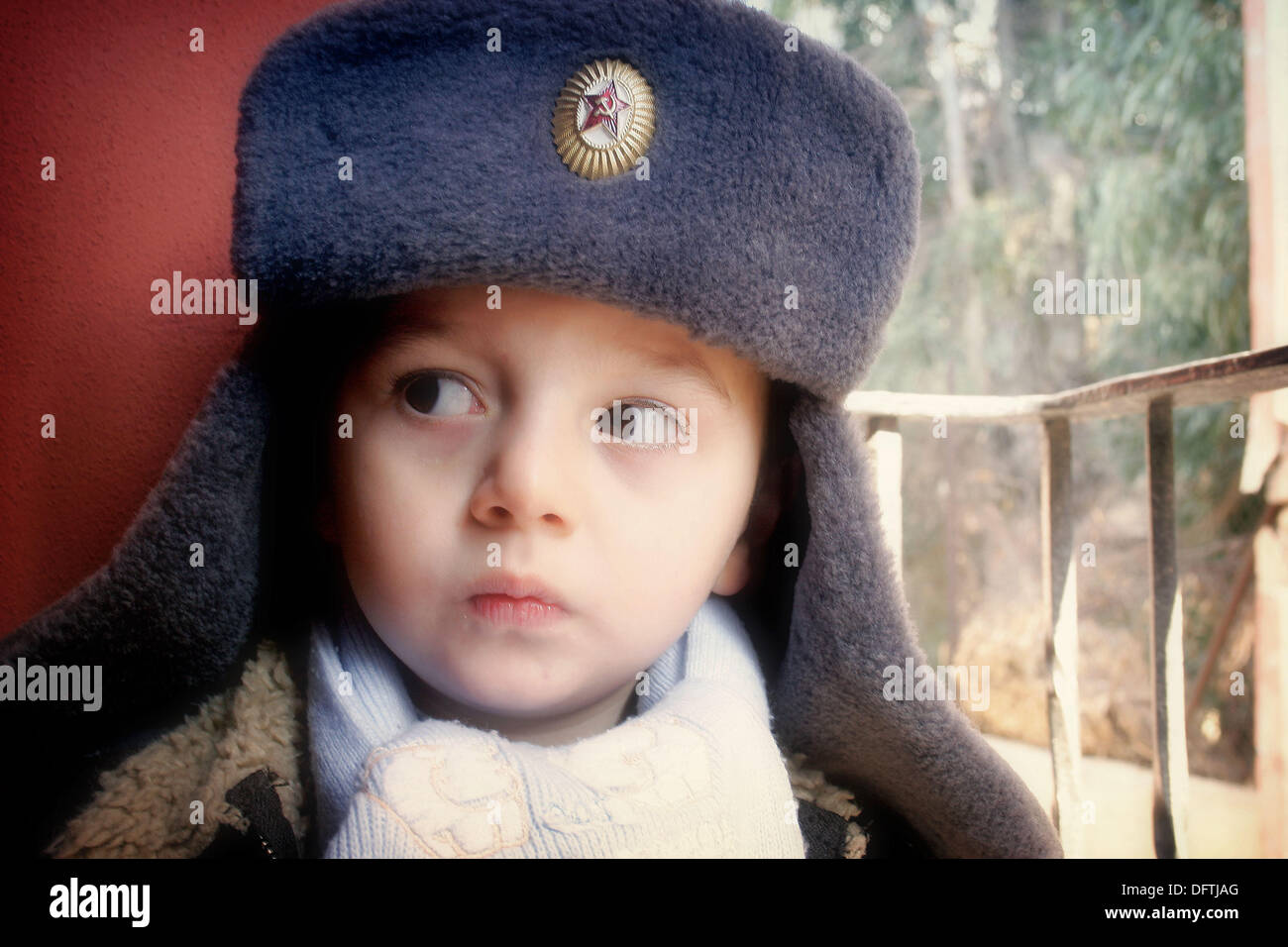 Boy with a cap hi-res stock photography and images - Alamy