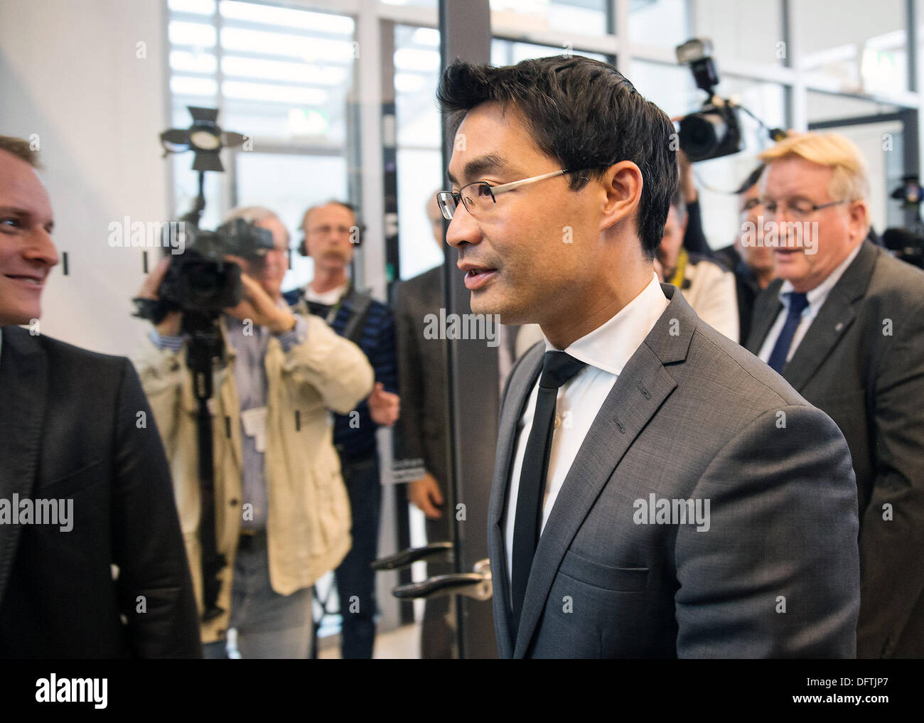Berlin, Germany. 08th Oct, 2013. Chairman of the FDP, Philipp Roesler ...