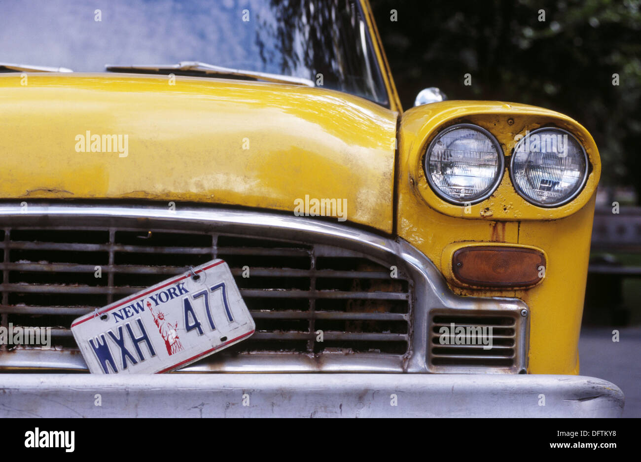 New york taxi license plate hi-res stock photography and images - Alamy