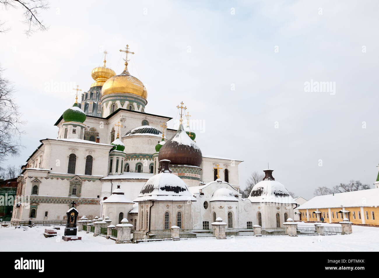 Great monasteries of Russia. New Jerusalem monastery, Istra Stock Photo ...