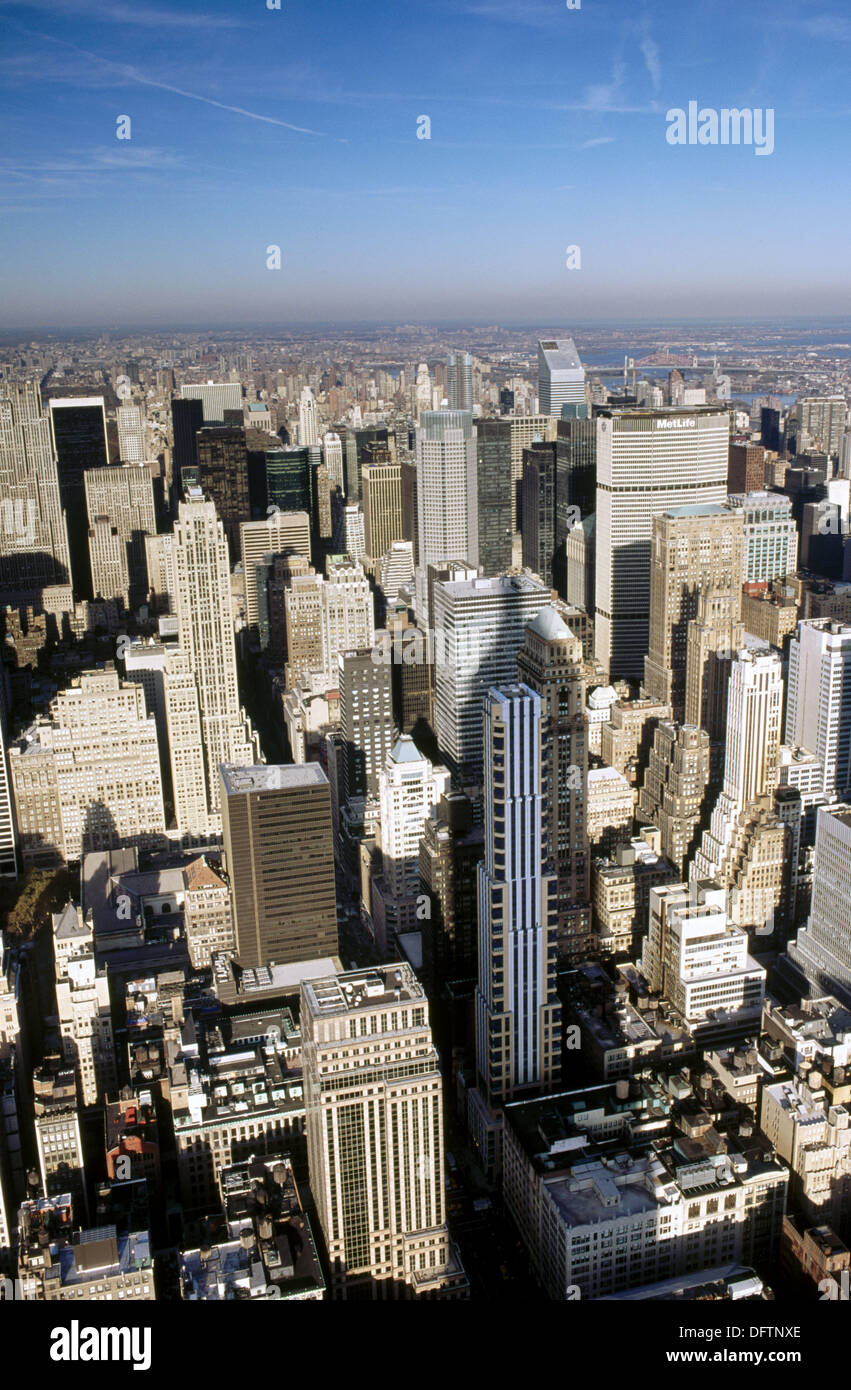 View from Empire State building, New York City, USA Stock Photo - Alamy
