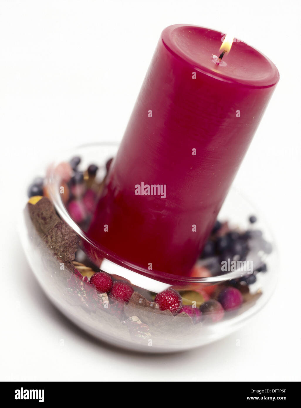 Still life of potpourri and candle hi-res stock photography and images - Alamy