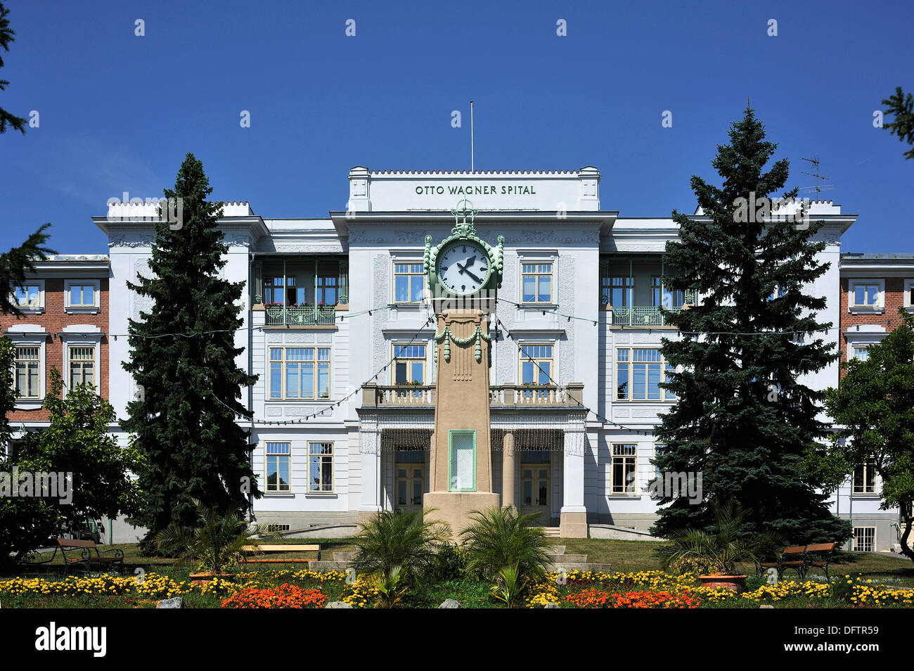 Main building of the Otto Wagner Hospital, Viennese Art Nouveau ...