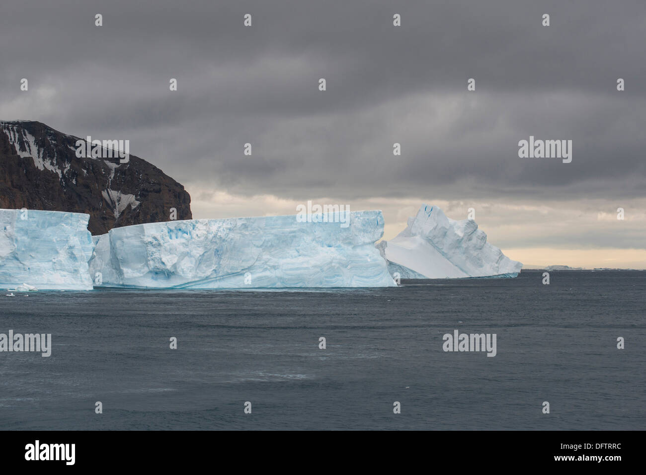 An iceberg floating in the South Atlantic, Brown Bluff, Antarctic ...