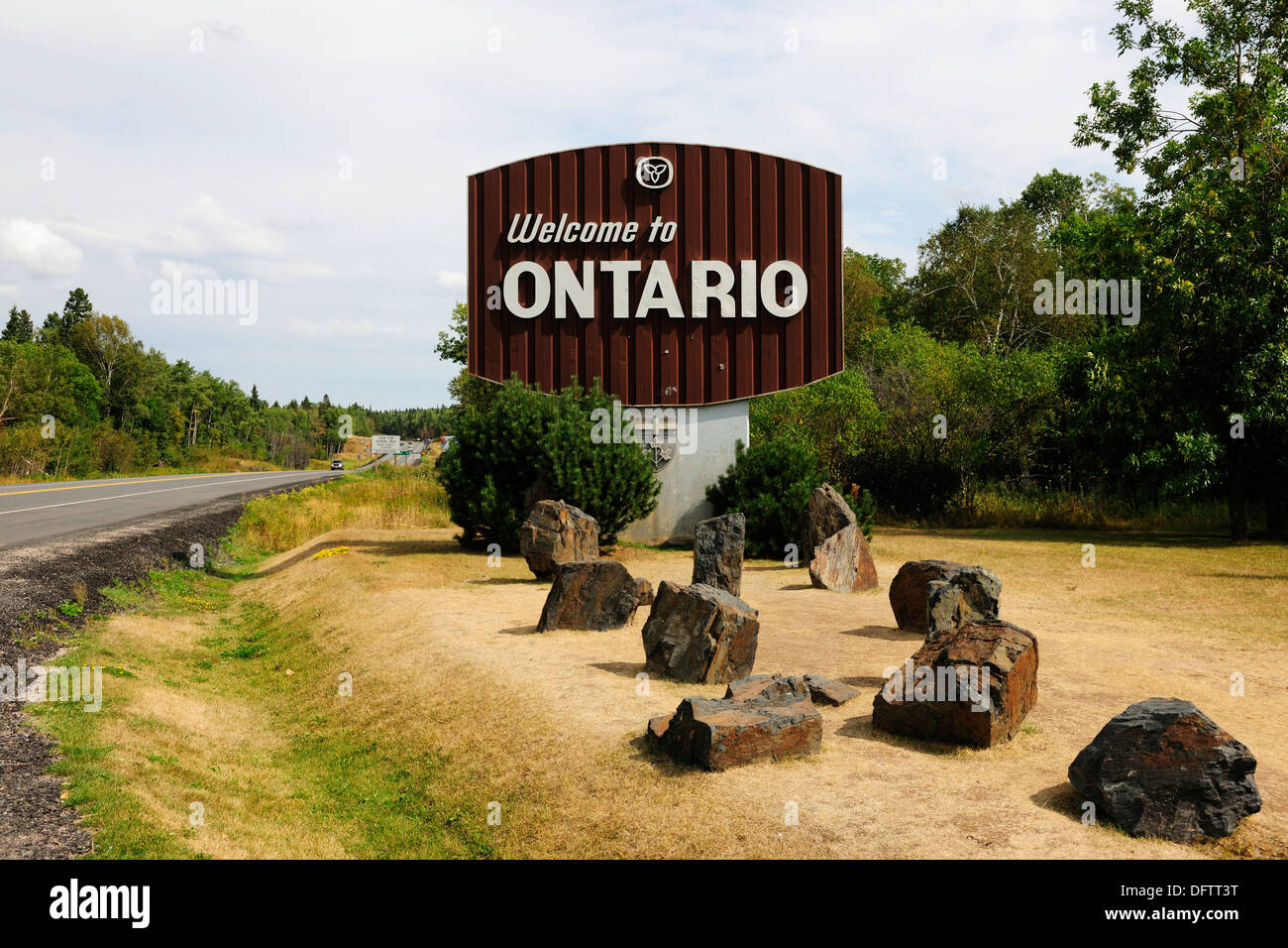 Border of the provinces of Manitoba and Ontario, Manitoba Province ...