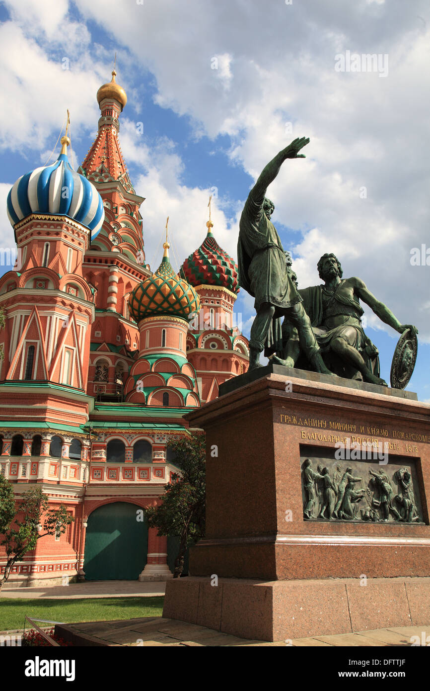 Moscow monument tsar cathedral hi-res stock photography and images - Alamy