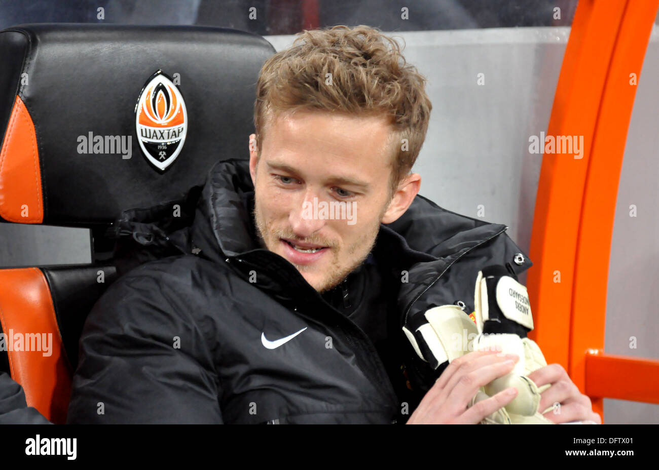 Goalkeeper Anders Lindegaard High Resolution Stock Photography and ...
