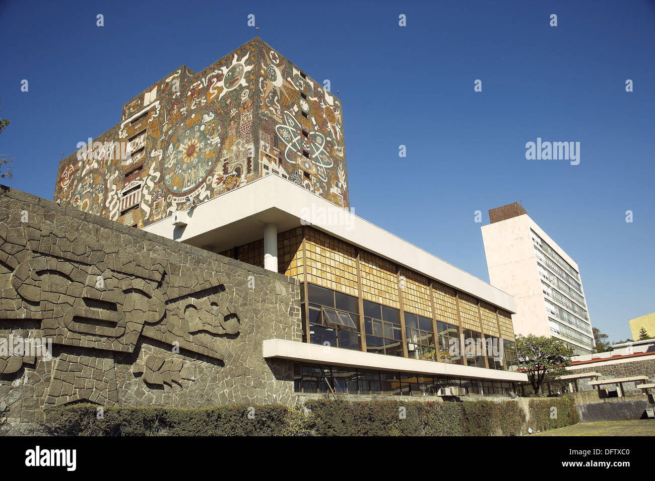 Library mexico unam hi-res stock photography and images - Alamy