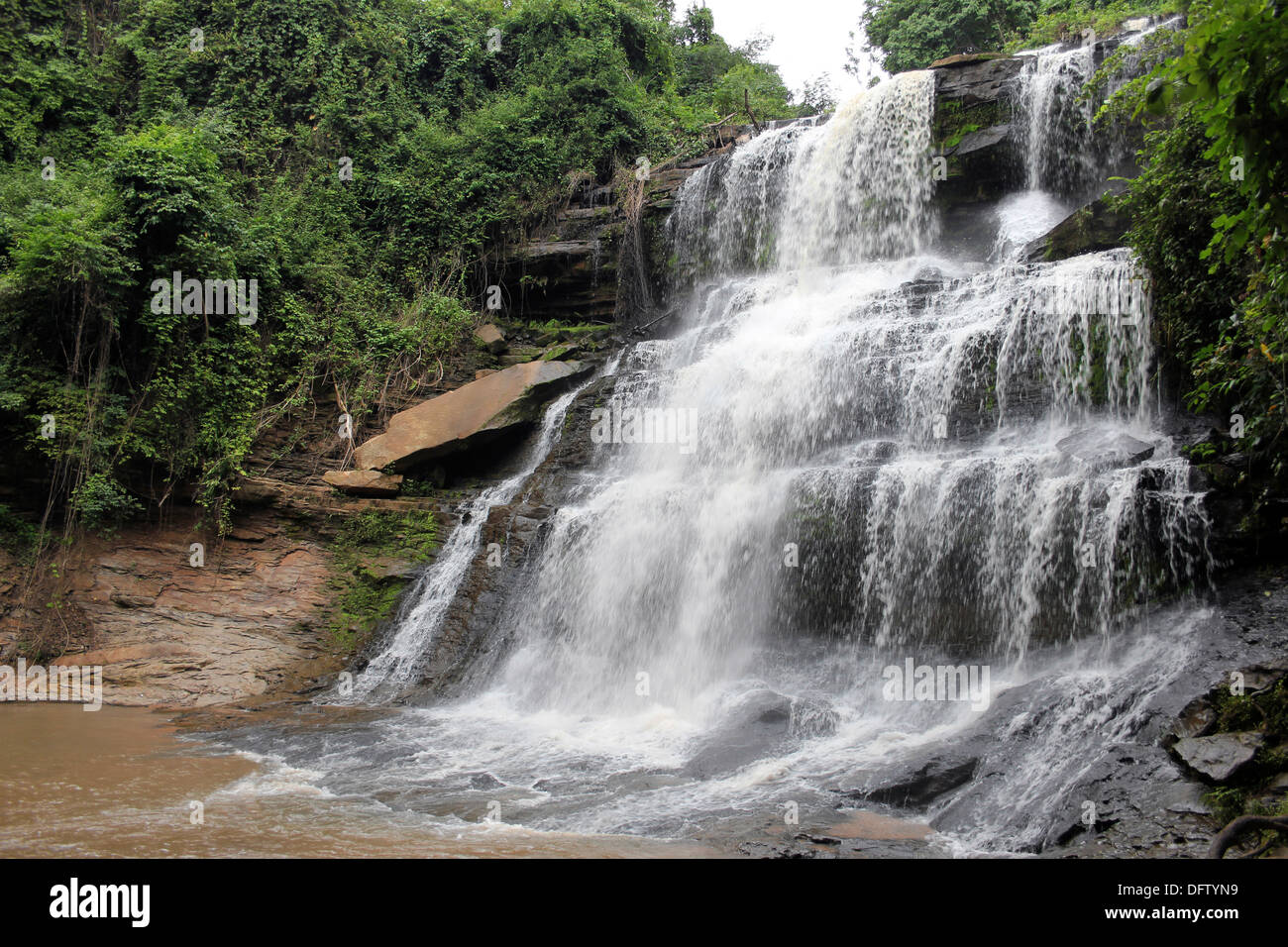 Kintampo Waterfalls, Ghana Stock Photo - Alamy