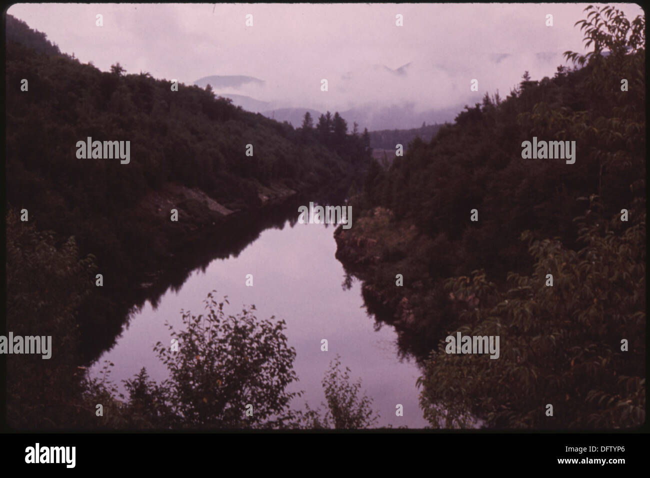 The image shows the rechannelized course of Calamity Brook around Lake ...