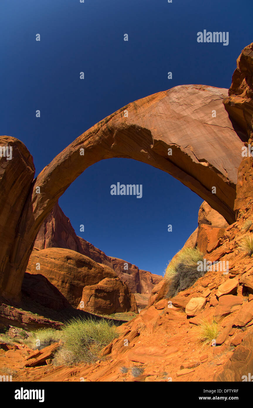 Natural Arch Rainbow Arch Lake Powell Rainbow Bridge National Monument ...