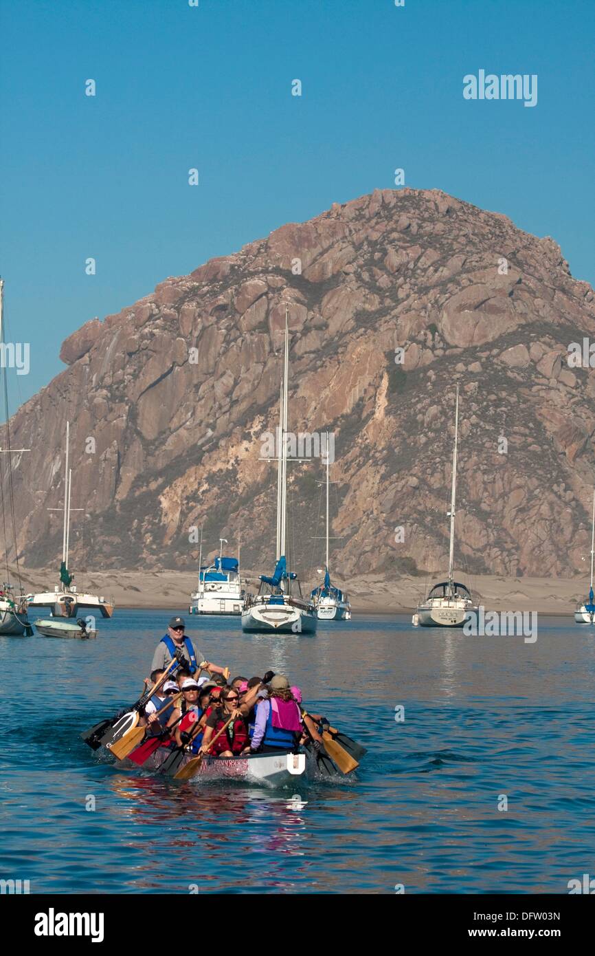 Morro bay morro rock harbour hi-res stock photography and images - Alamy