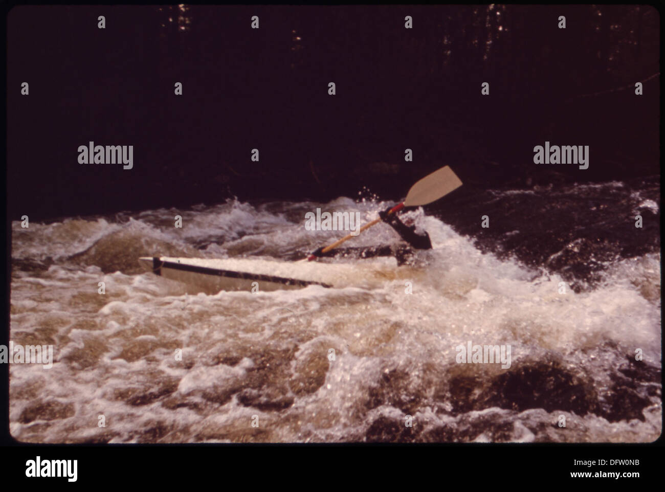 Vintage kayak hi-res stock photography and images - Alamy