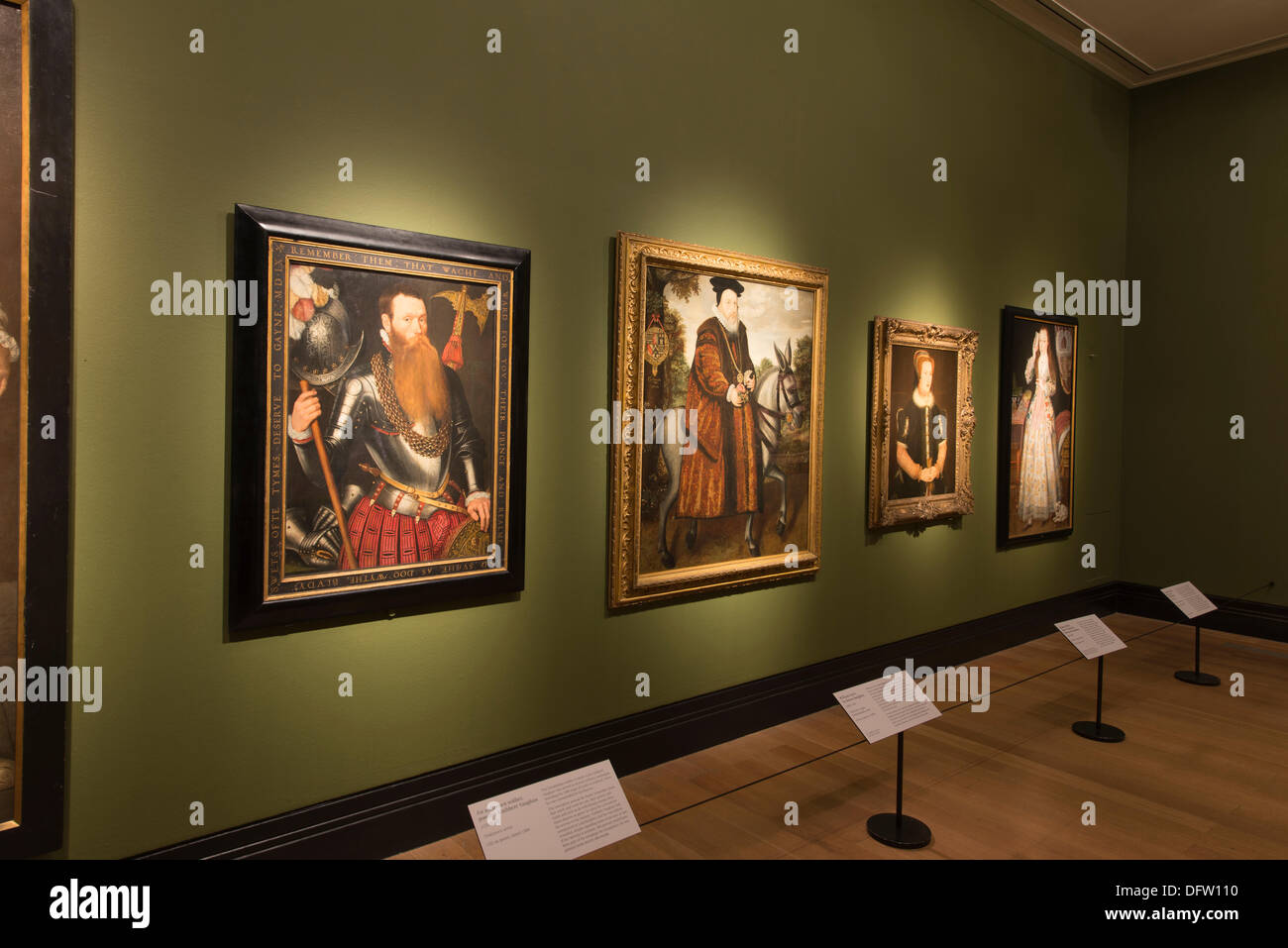 London, UK. 9th October 2013. National Portrait Gallery, Elizabeth I ...