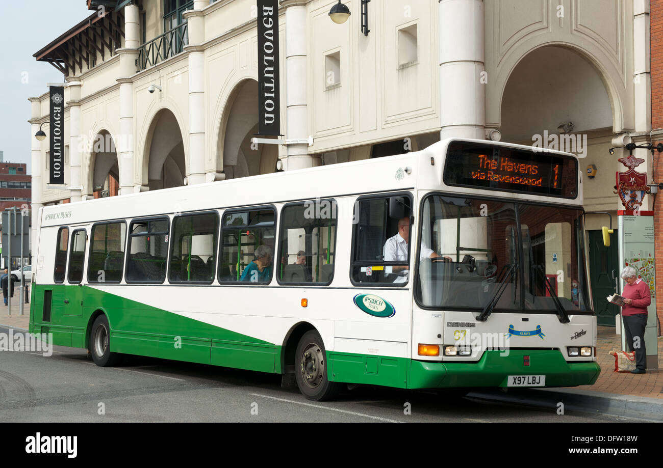 Public transport bus, Ipswich, Suffolk, UK Stock Photo - Alamy