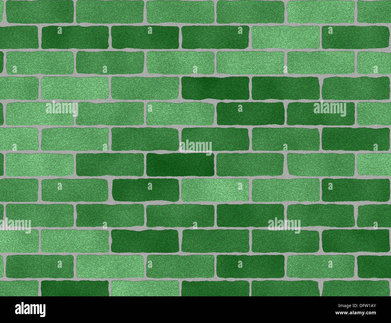 green brick wall texture Stock Photo - Alamy