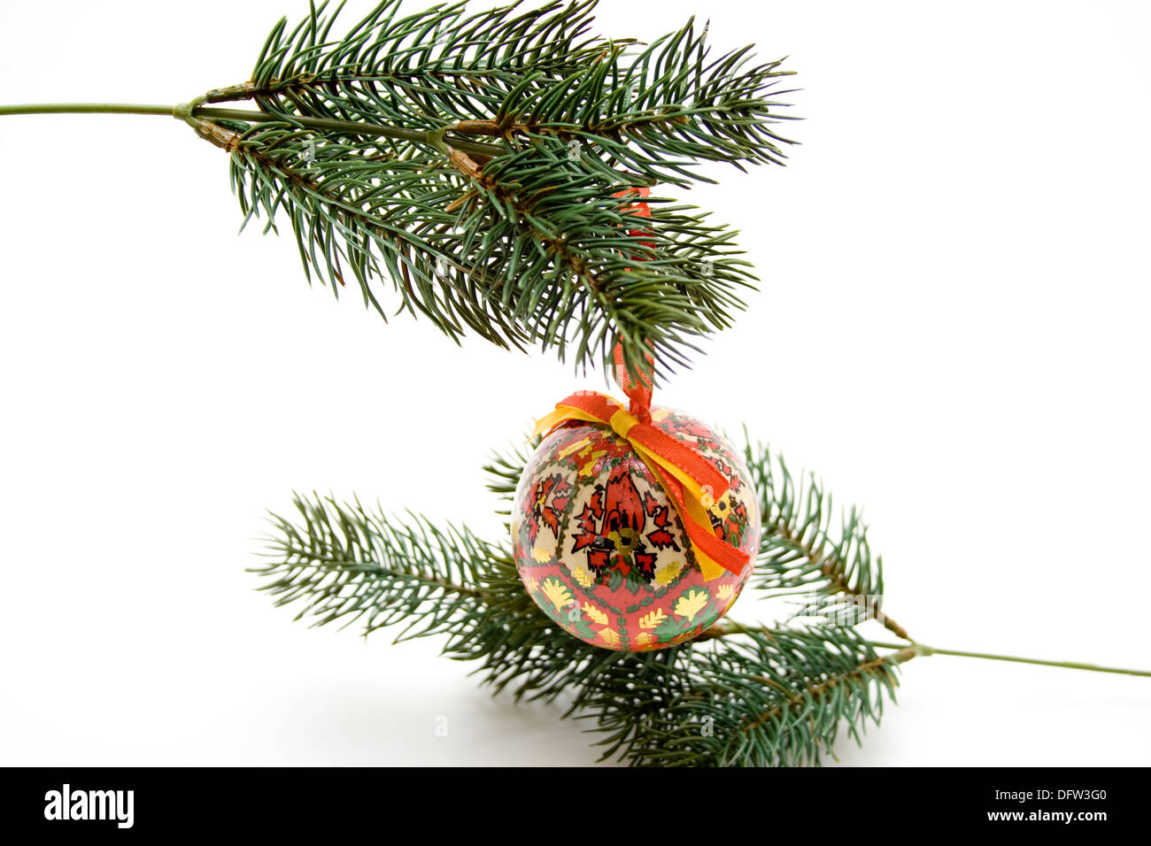 Christmas ball with loop Stock Photo - Alamy