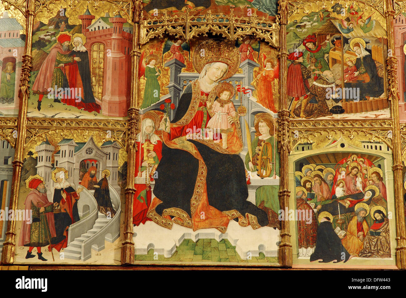 Gothic Altarpiece High Resolution Stock Photography and Images - Alamy