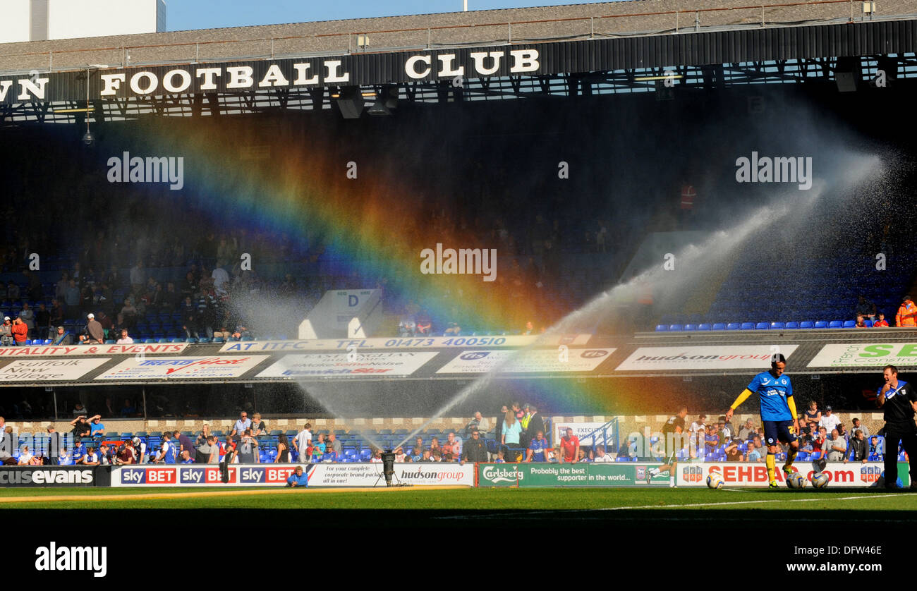 Rainbow colours football stadium hi-res stock photography and images ...