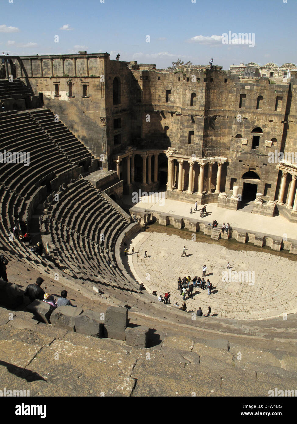 Roman theatre bosra hi-res stock photography and images - Alamy