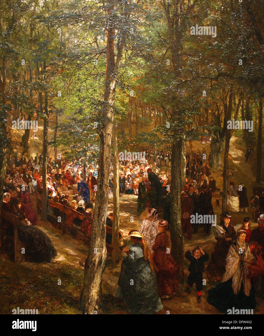 Adolf menzel in beech grove hi-res stock photography and images - Alamy