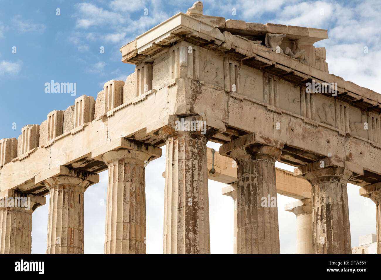The ancient temple of Parthenon, Acropolis, Athens, Greece Stock Photo ...