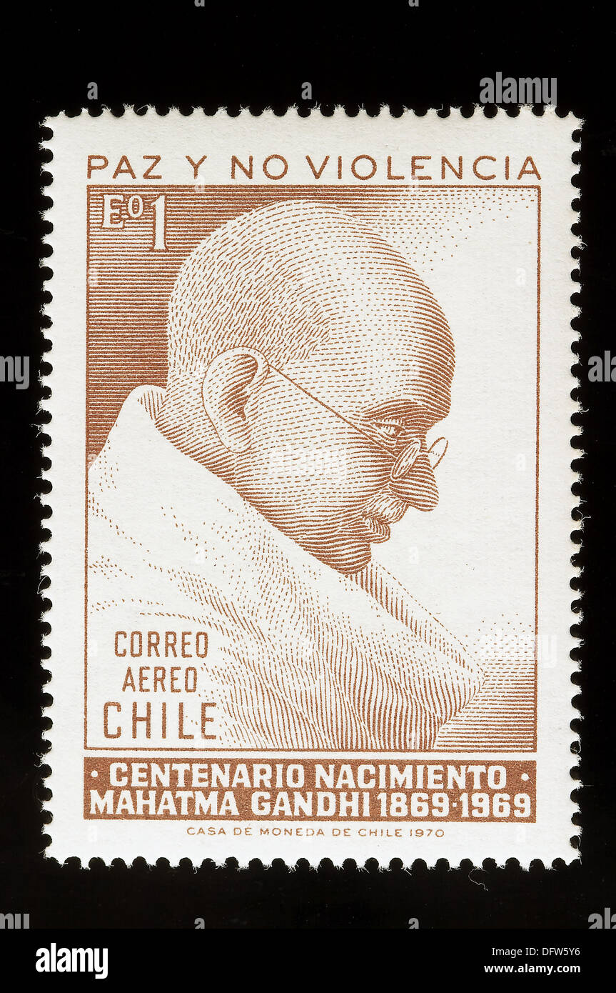 Chilean postage stamp hi-res stock photography and images - Alamy