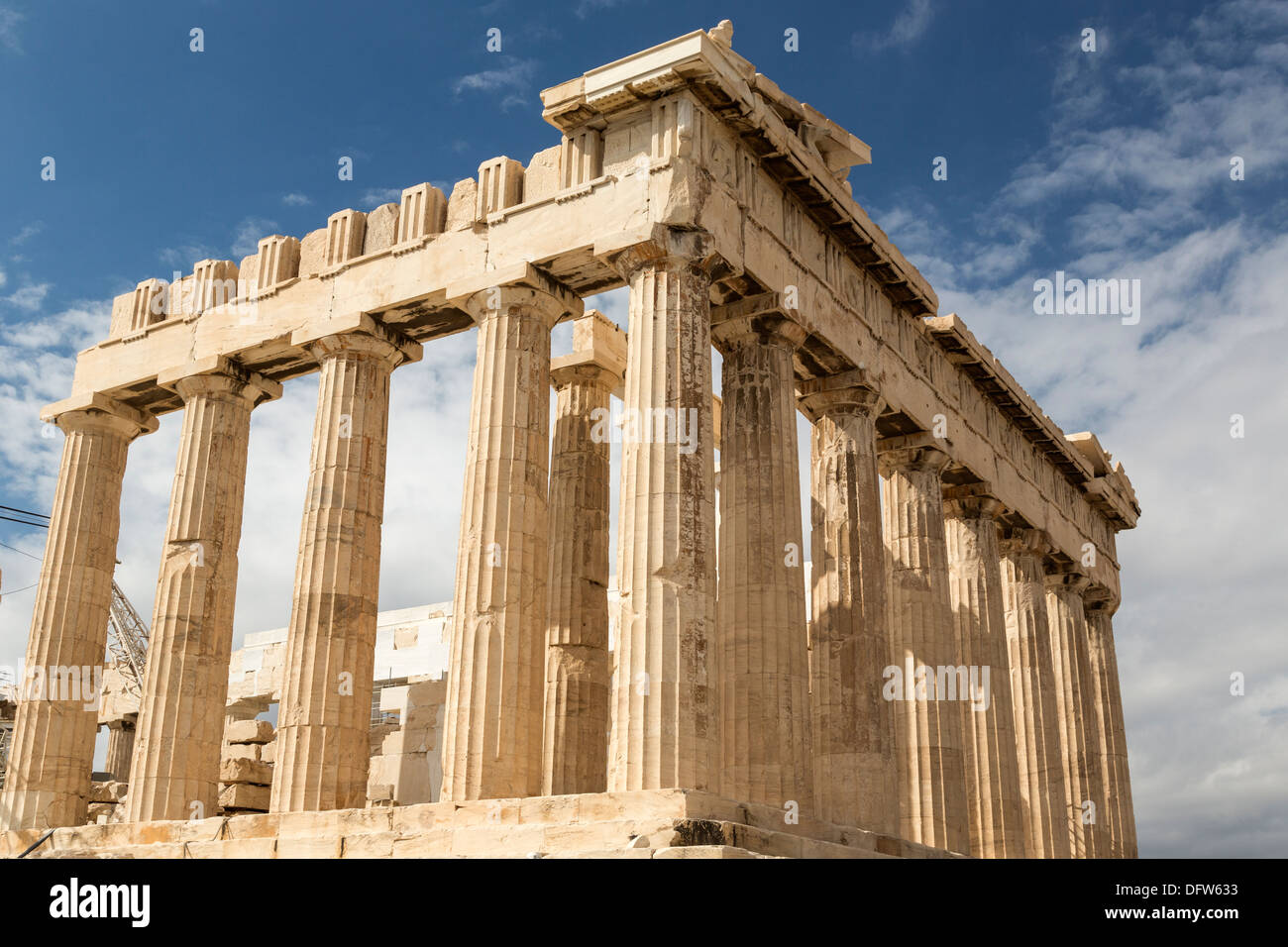 The ancient temple of Parthenon, Acropolis, Athens, Greece Stock Photo ...