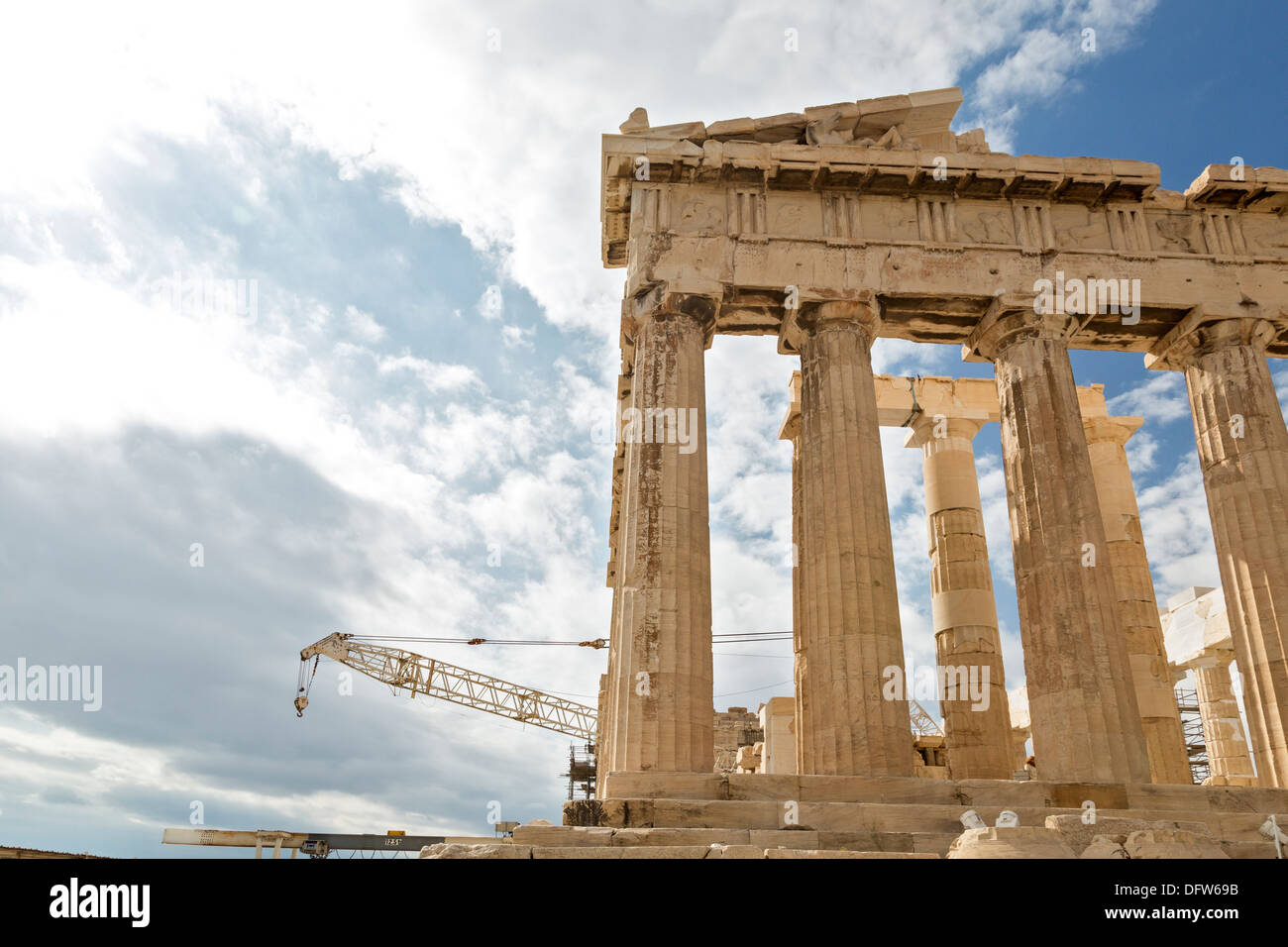 The ancient temple of Parthenon, Acropolis, Athens, Greece Stock Photo ...