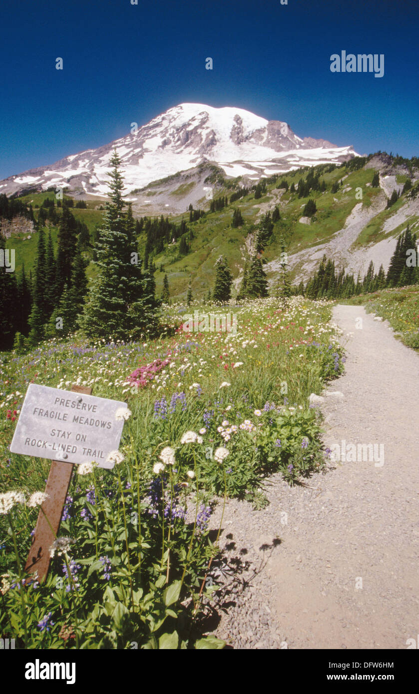 Mount rainier sign hi-res stock photography and images - Alamy