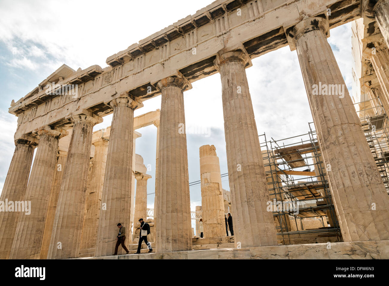 The ancient temple of Parthenon, Acropolis, Athens, Greece Stock Photo ...