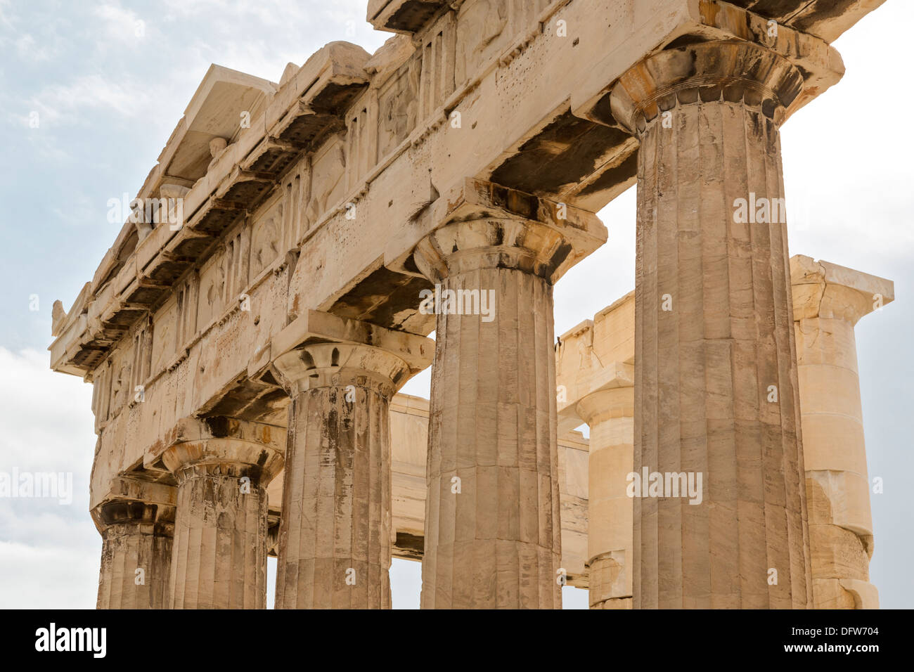 The ancient temple of Parthenon, Acropolis, Athens, Greece Stock Photo ...