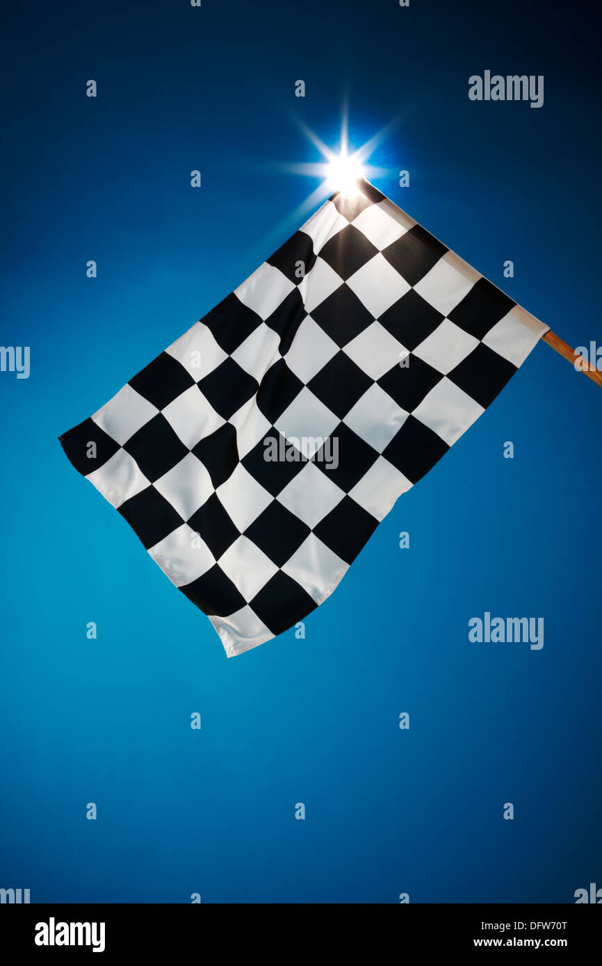 Chequered flag hi-res stock photography and images - Alamy