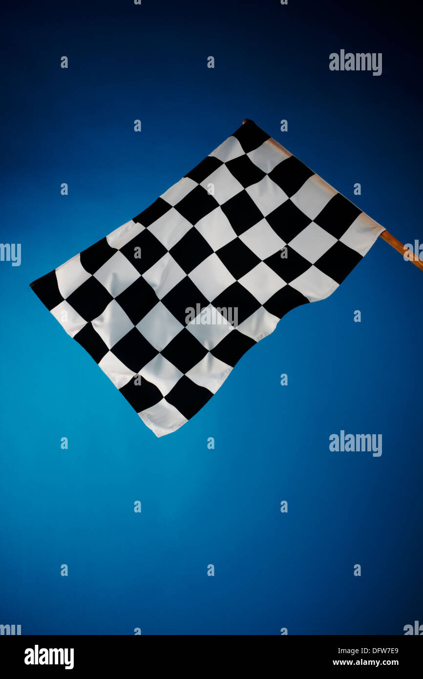 Checkered chequered flag finish winner f1 hi-res stock photography and ...