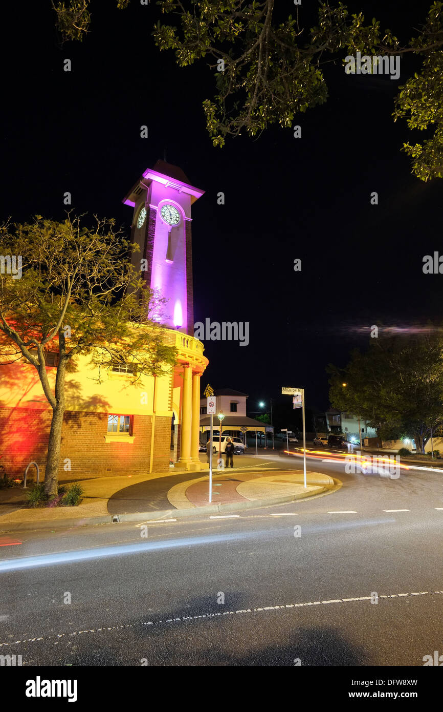 Sandgate Town Hall at dusk Stock Photo - Alamy