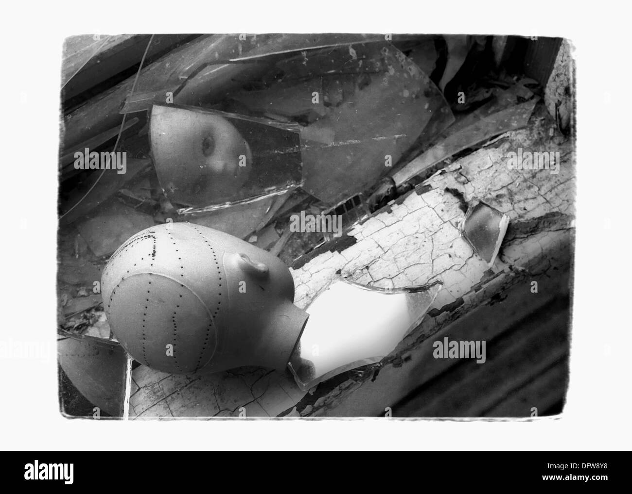 Head broken Black and White Stock Photos & Images - Alamy