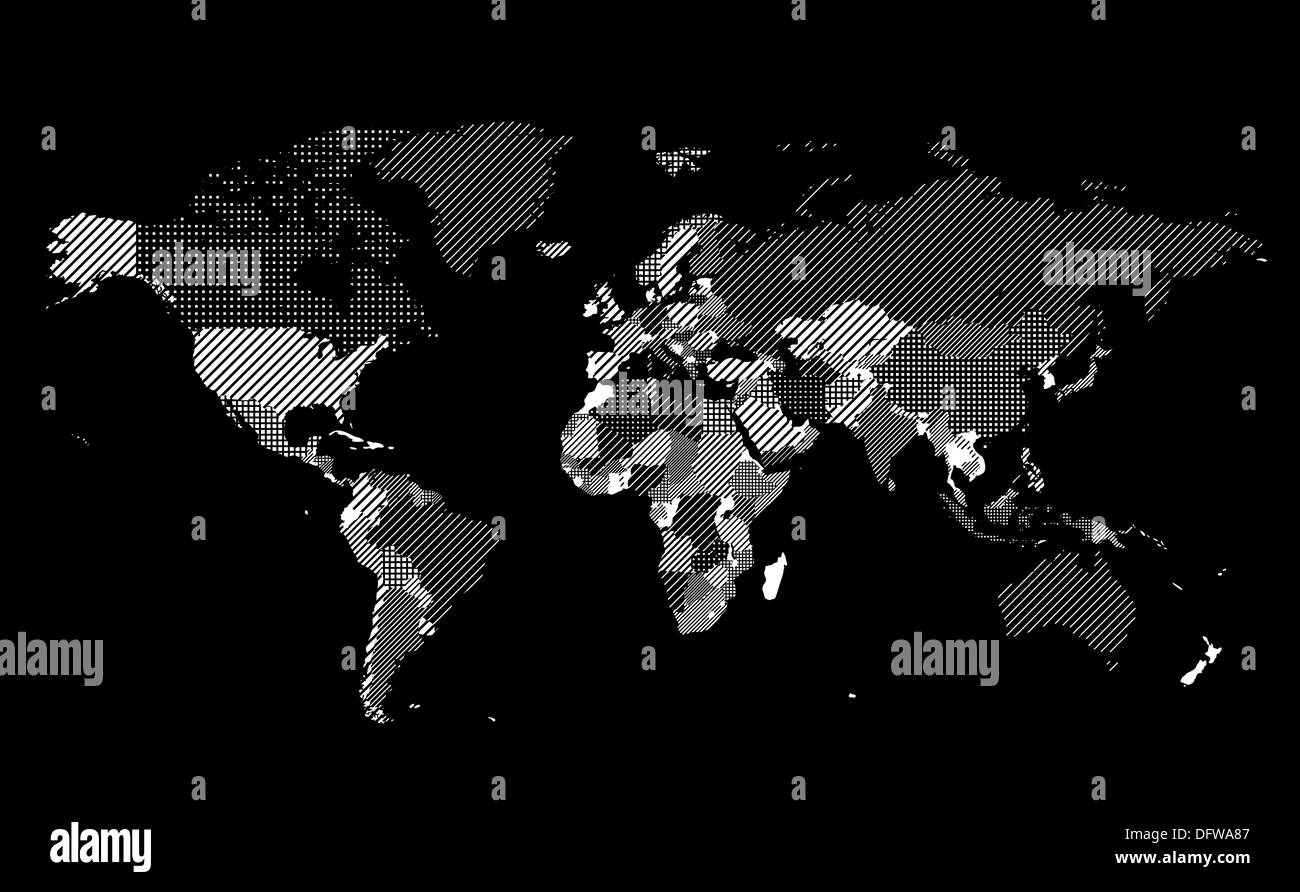 Europe map countries Black and White Stock Photos & Images - Alamy