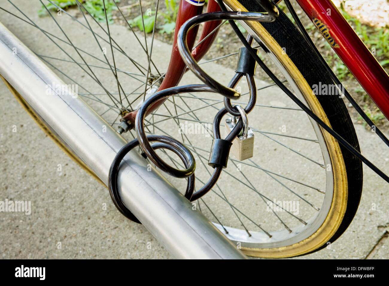 Tyre and lock hi-res stock photography and images - Alamy