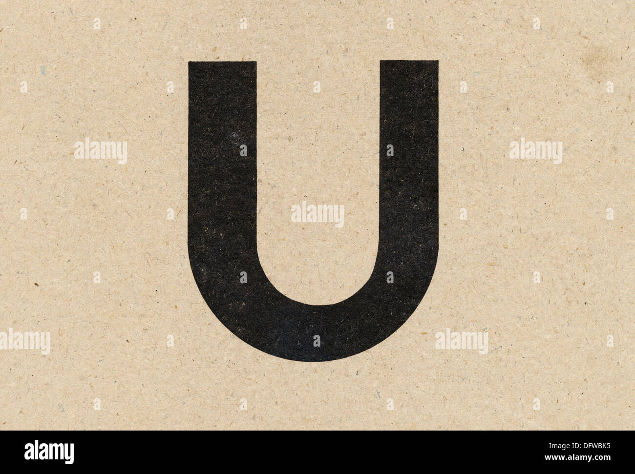 alphabet sign on paperboard Stock Photo - Alamy