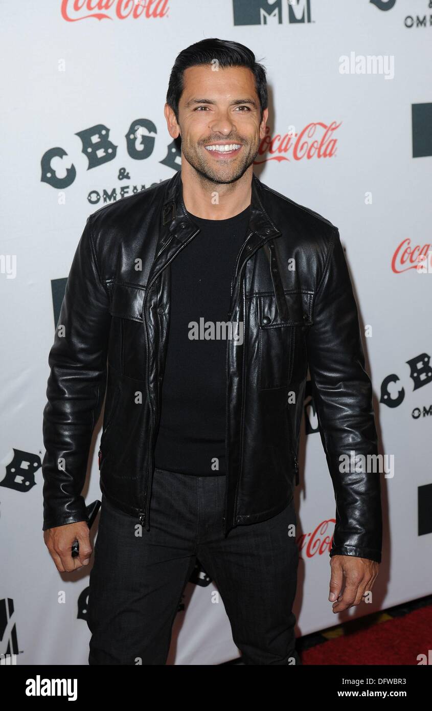 New York, NY, USA. 8th Oct, 2013. Mark Consuelos at arrivals for CBGB ...