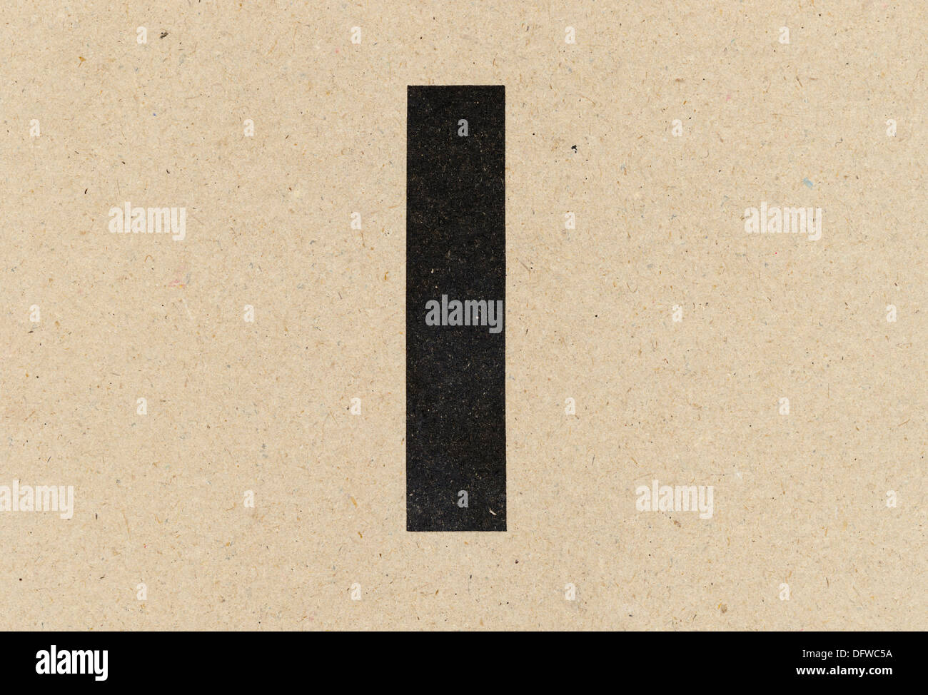 alphabet sign on paperboard Stock Photo - Alamy