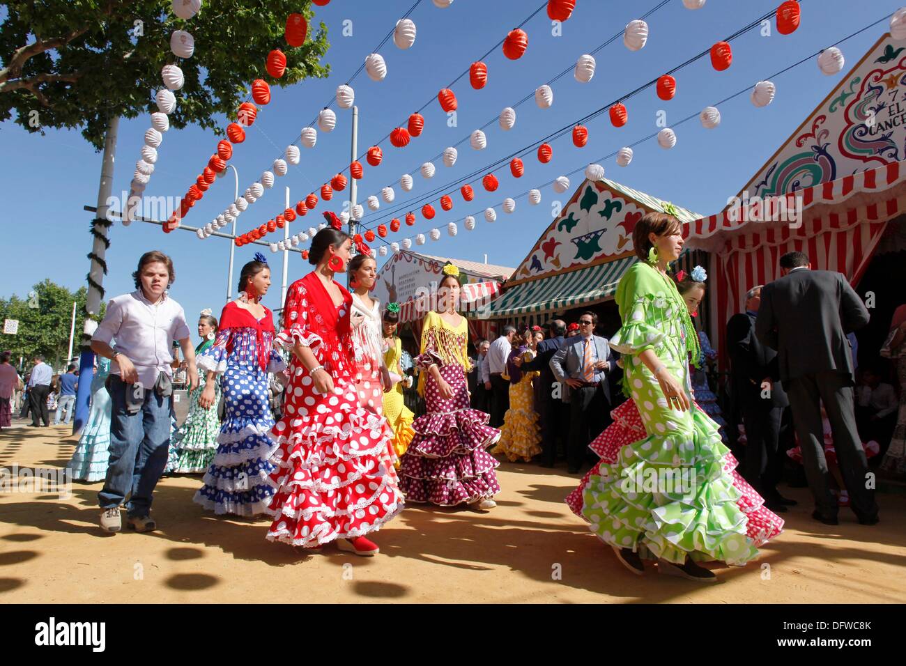 Seville april fair food hi-res stock photography and images - Alamy