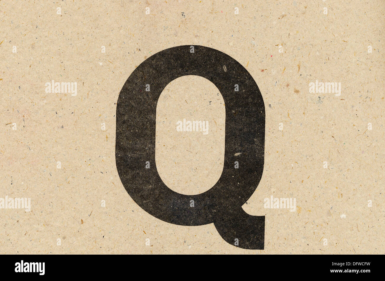 alphabet sign on paperboard Stock Photo - Alamy