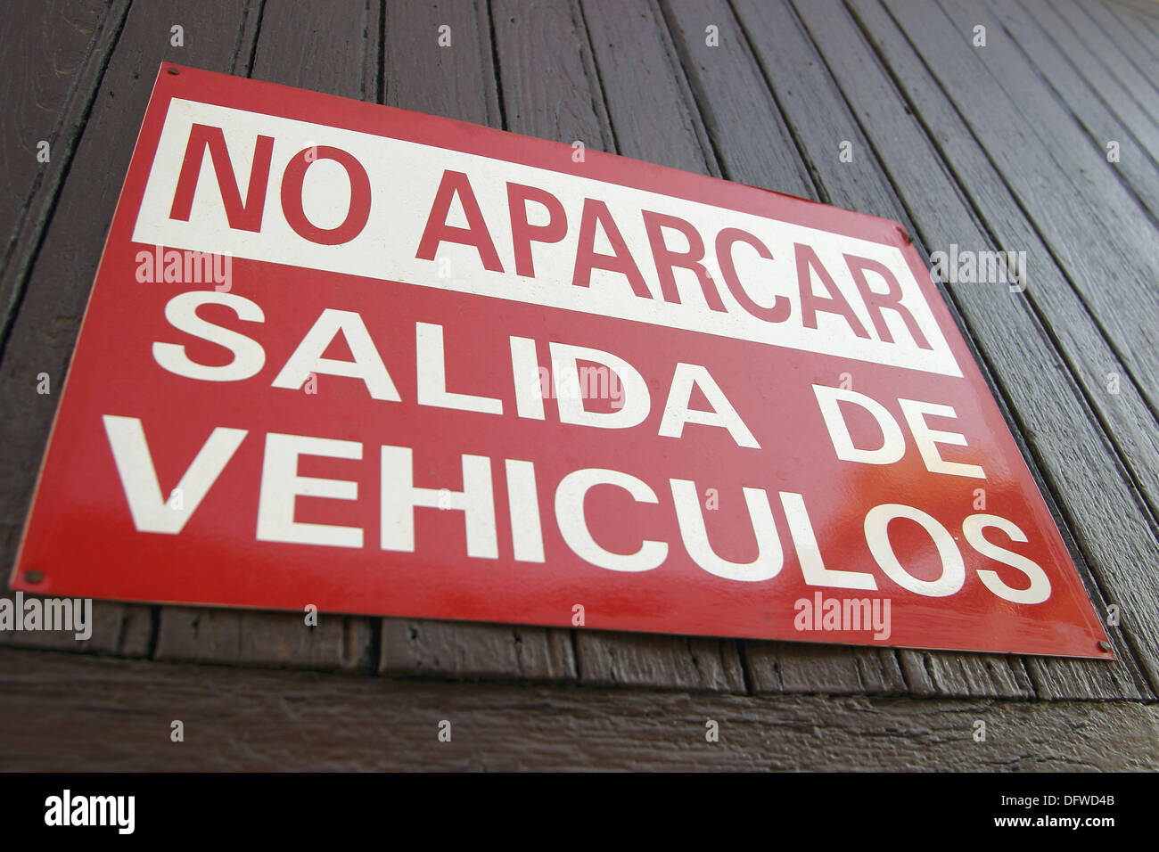 Spanish parking sign information hi-res stock photography and images ...