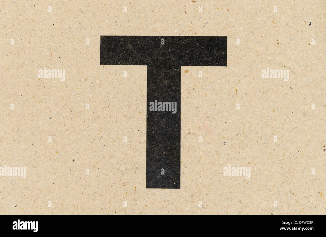 alphabet sign on paperboard Stock Photo - Alamy