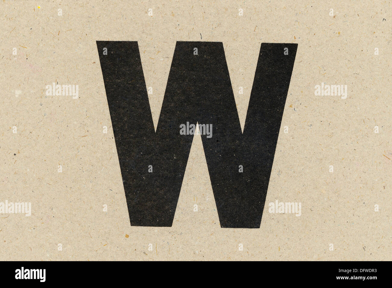 alphabet sign on paperboard Stock Photo - Alamy