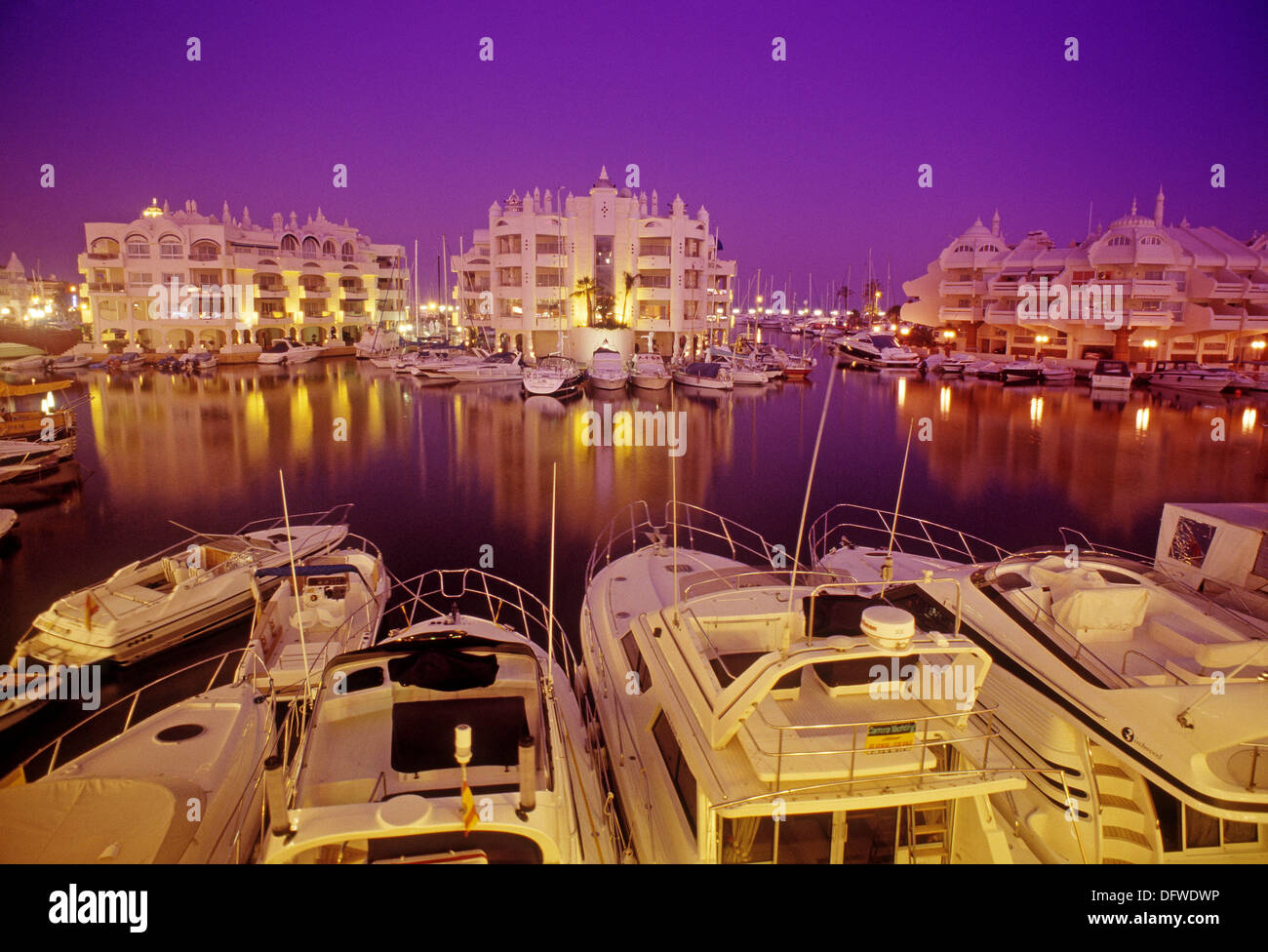 Marina. Puerto Marina. Benalmádena. Malaga province. Costa del Sol ...